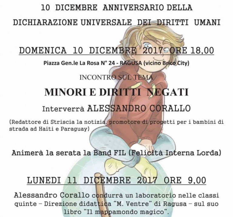 “Minori e diritti negati”, incontro con Alessandro Corallo