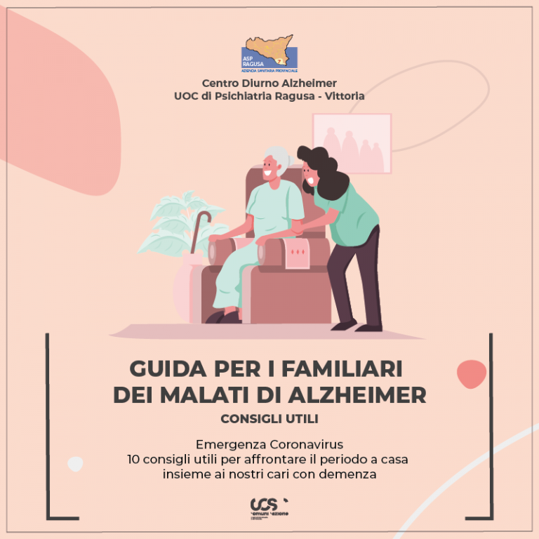 Coronavirus: una guida per i familiari dei malati di Alzheimer, 10 consigli utili