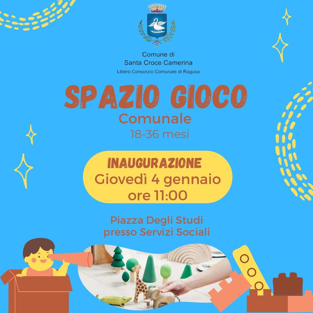 Santa Croce, domani si inaugura il nuovo spazio gioco per l'infanzia